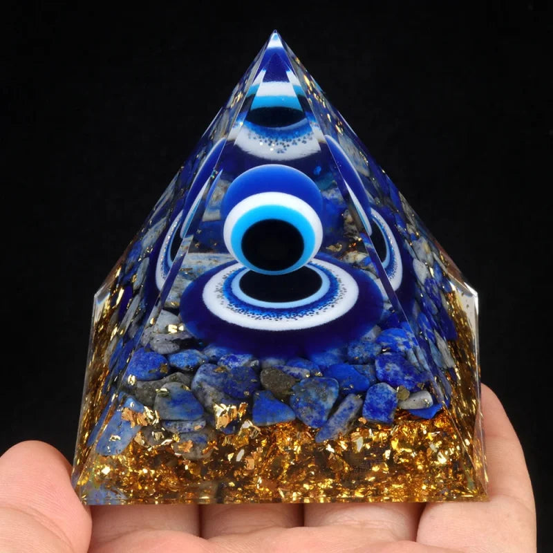 Evil Eye Orgone Pyramid | Metaphysical Store