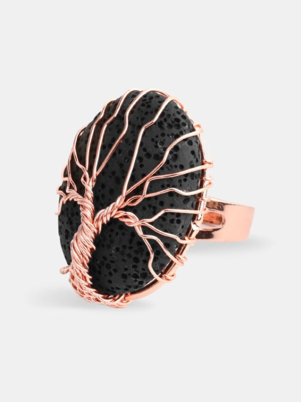 Lava rock ring | Metaphysical Store