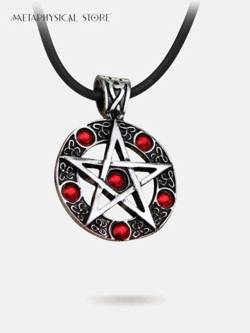 Red Pentagram necklace | Metaphysical Store